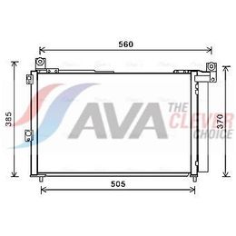 AVA QUALITY COOLING Kondensator, Klimaanlage fda5486d f&uuml;r Ford MAZDA