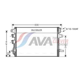 AVA QUALITY COOLING Kondensator, Klimaanlage cr5088 f&uuml;r PLYMOUTH Chrysler