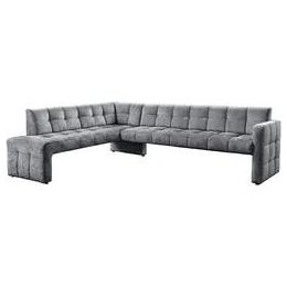 Essbank exxpo - SOFA FASHION "Barista, bequem und elegant, hohe Bodenfreiheit", anthrazit, B:265cm H:83cm T:199cm, Sitzb&auml;nke, Essbank, Eckbank Barista bequem und elegant, hochwertige Detailverarbeitung