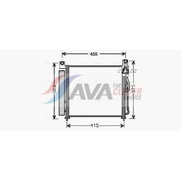 AVA QUALITY COOLING Kondensator, Klimaanlage ka5065d f&uuml;r KIA