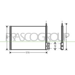 PRASCO Kondensator, Klimaanlage fd340c001 f&uuml;r Ford MAZDA