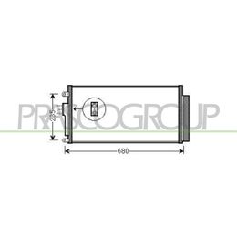 PRASCO Kondensator, Klimaanlage ft030c001 f&uuml;r Fiat