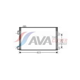 AVA QUALITY COOLING Kondensator, Klimaanlage rta5347 f&uuml;r RENAULT
