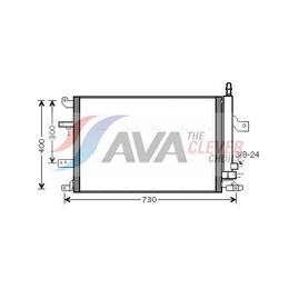 AVA QUALITY COOLING Kondensator, Klimaanlage vo5138d f&uuml;r Volvo