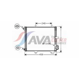 AVA QUALITY COOLING Kondensator, Klimaanlage sz5088 f&uuml;r Suzuki Subaru