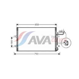 AVA QUALITY COOLING Kondensator, Klimaanlage vo5140 f&uuml;r Volvo