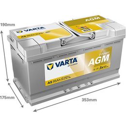Varta Starterbatterie 595901085k262 25.9KG f&uuml;r AUDI OPEL FORD DAF MERCEDES-BENZ VOLVO FIAT BMW LAND ROVER VW MAN JAGUAR HYUNDAI PORSCHE RENAULT NISSA