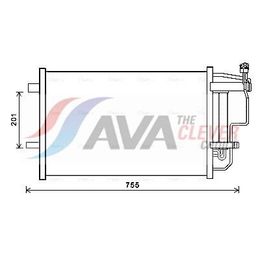 AVA QUALITY COOLING Kondensator, Klimaanlage mz5242d f&uuml;r MAZDA