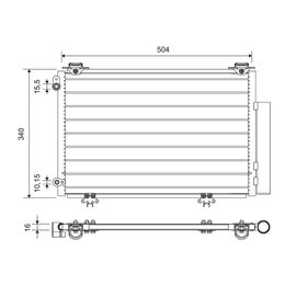 Valeo Kondensator, Klimaanlage 812724 f&uuml;r TOYOTA