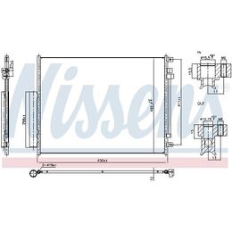 NISSENS Kondensator, Klimaanlage 940972 f&uuml;r ALFA ROMEO