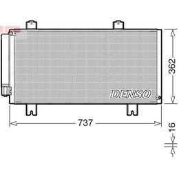 DENSO Kondensator, Klimaanlage dcn40029 f&uuml;r HONDA