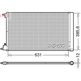 DENSO Kondensator, Klimaanlage dcn20039 f&uuml;r Opel CHEVROLET Vaughall