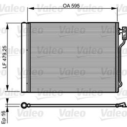 Valeo Kondensator, Klimaanlage 814192 f&uuml;r BMW (BRILLIANCE)