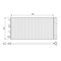 Valeo Kondensator, Klimaanlage 814178 f&uuml;r DACIA