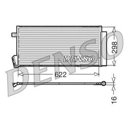 DENSO Kondensator, Klimaanlage dcn09018 f&uuml;r Fiat