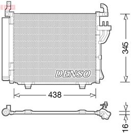 DENSO Kondensator, Klimaanlage dcn41003 f&uuml;r HYUNDAI