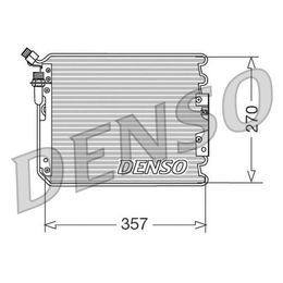 DENSO Kondensator, Klimaanlage dcn28001 f&uuml;r Porsche
