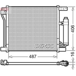 DENSO Kondensator, Klimaanlage dcn46021 f&uuml;r NISSAN
