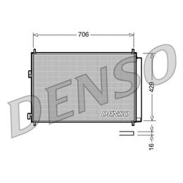 DENSO Kondensator, Klimaanlage dcn50030 f&uuml;r TOYOTA