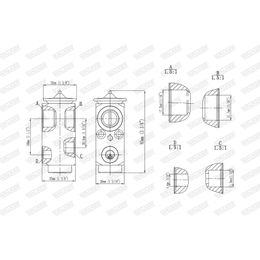 WALKER Expansionsventil, Klimaanlage wex00063 f&uuml;r MERCEDES-BENZ