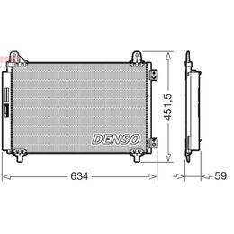 DENSO Kondensator, Klimaanlage dcn21034 f&uuml;r Citro&euml;n/Peugeot