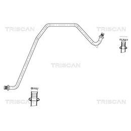TRISCAN Hochdruck-/Niederdruckleitung, Klimaanlage 901016075 f&uuml;r FORD
