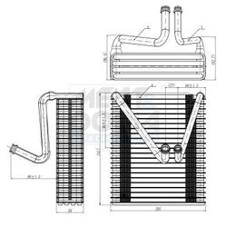 MEAT & DORIA MEAT & DORIA Verdampfer, Klimaanlage 997034 f&uuml;r ZASTAVA LANCIA