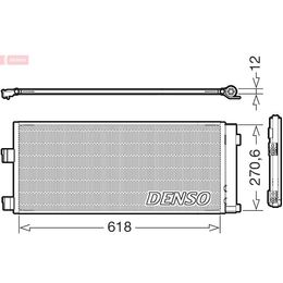 DENSO Kondensator, Klimaanlage dcn20052 f&uuml;r Opel