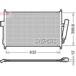 DENSO Kondensator, Klimaanlage dcn99084 f&uuml;r ISUZU