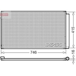 DENSO Kondensator, Klimaanlage dcn51017 f&uuml;r LEXUS