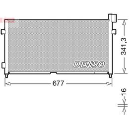 DENSO Kondensator, Klimaanlage dcn99056 f&uuml;r Volvo