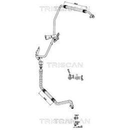 TRISCAN Hochdruck-/Niederdruckleitung, Klimaanlage 901010038 f&uuml;r Opel NISSAN RENAULT
