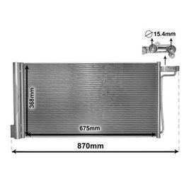 Van Wezel Kondensator, Klimaanlage 18005485 f&uuml;r Ford