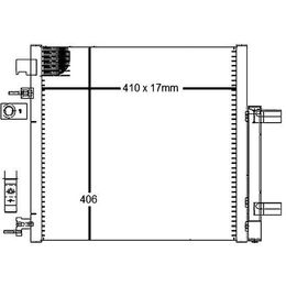 Mahle Kondensator, Klimaanlage ac128000s f&uuml;r CHEVROLET