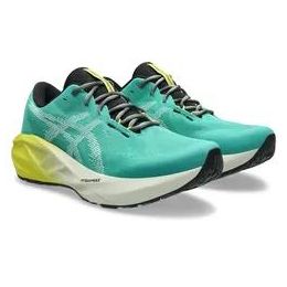 Laufschuh asics "NOVABLAST 5 TR", Damen, Gr. 46,5, aurora gr&uuml;n, light dust, Synthetik, Schuhe Laufschuh