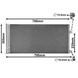 Van Wezel Kondensator, Klimaanlage 43005430 f&uuml;r RENAULT