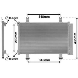 Van Wezel Kondensator, Klimaanlage 52005087 f&uuml;r Suzuki