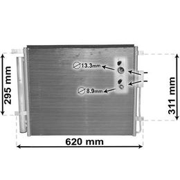 Van Wezel Kondensator, Klimaanlage 82005343 f&uuml;r HYUNDAI