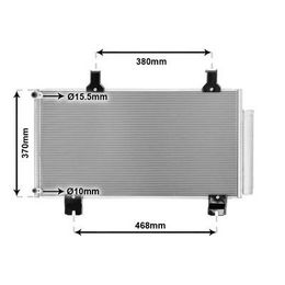 Van Wezel Kondensator, Klimaanlage 25005247 f&uuml;r HONDA