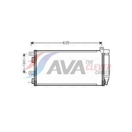 AVA QUALITY COOLING Kondensator, Klimaanlage bwa5256d f&uuml;r MINI