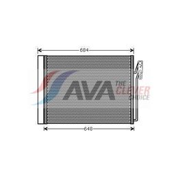 AVA QUALITY COOLING Kondensator, Klimaanlage aua5211d f&uuml;r LAND ROVER