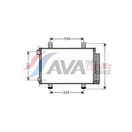 AVA QUALITY COOLING Kondensator, Klimaanlage sza5116d f&uuml;r Vaughall