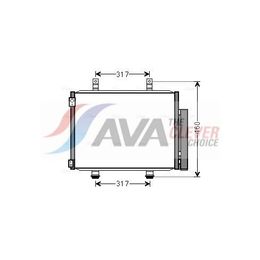 AVA QUALITY COOLING Kondensator, Klimaanlage sz5133d f&uuml;r Suzuki