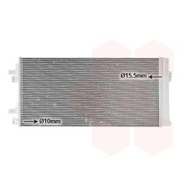 Van Wezel Kondensator, Klimaanlage 17015710 f&uuml;r Fiat