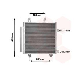 Van Wezel Kondensator, Klimaanlage 53015705 f&uuml;r TOYOTA