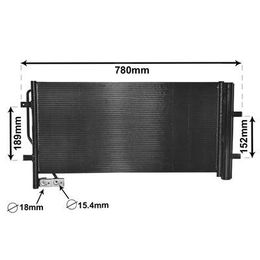 Van Wezel Kondensator, Klimaanlage 03005382 f&uuml;r Audi