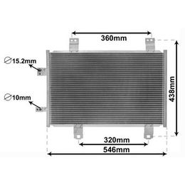Van Wezel Kondensator, Klimaanlage 27015702 f&uuml;r MAZDA