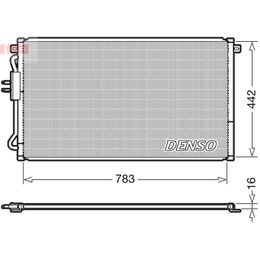 DENSO Kondensator, Klimaanlage dcn06015 f&uuml;r Chrysler CHEVROLET