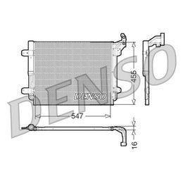 DENSO Kondensator, Klimaanlage dcn32062 f&uuml;r VW VAG