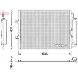 DENSO Kondensator, Klimaanlage dcn23026 f&uuml;r RENAULT